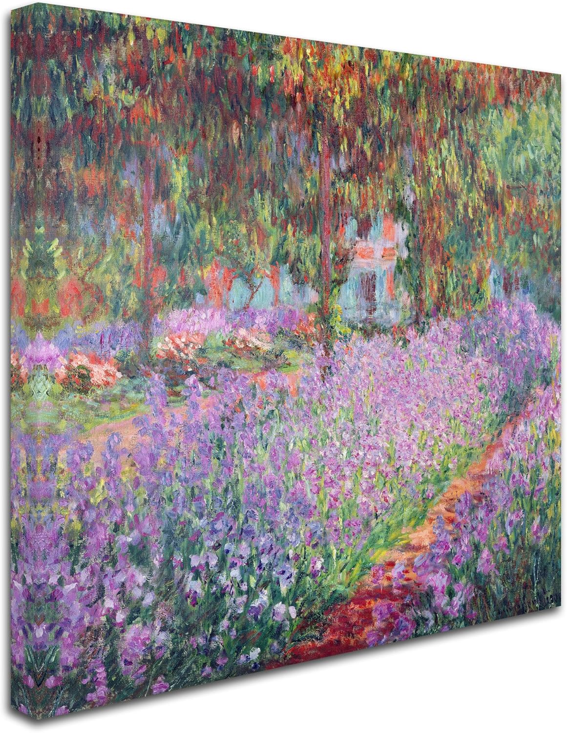 Theist’s Garden at Giverny by Claude Monet work, lienzo de 14 x 14 ...