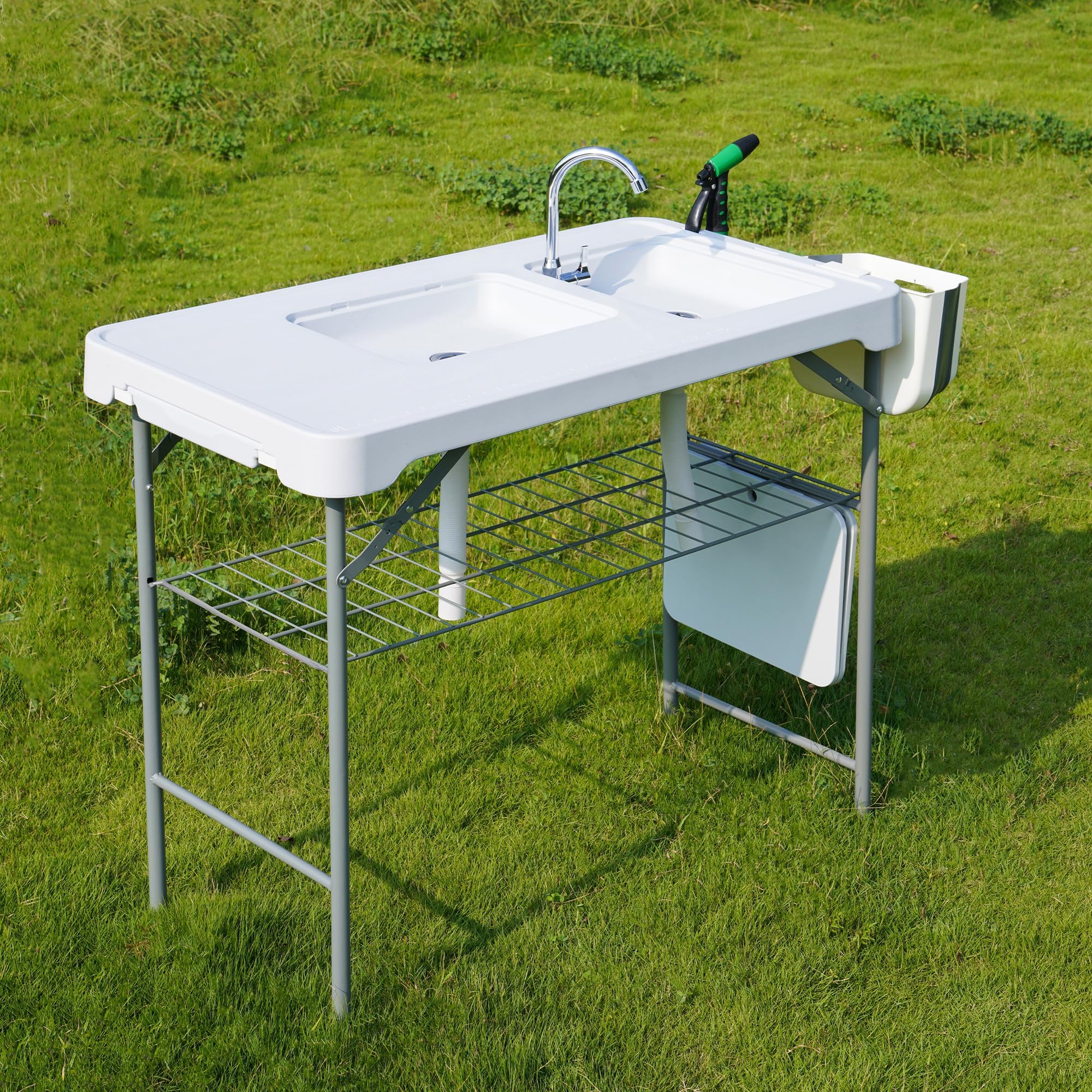 Amazon.com: S AFSTAR Folding Fish Cleaning Table, Portable Fish Fillet ...