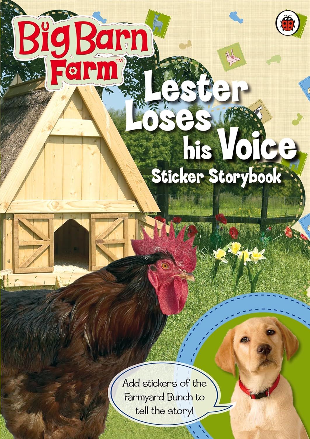Big Barn Farm: Lester Loses his Voice Sticker Story Book: Amazon.co.uk ...