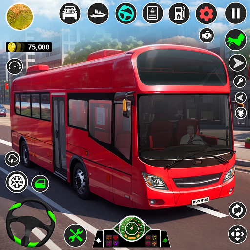 Coach Bus Driving Simulator, Euro Coach Bus Driving Game, Modern City ...