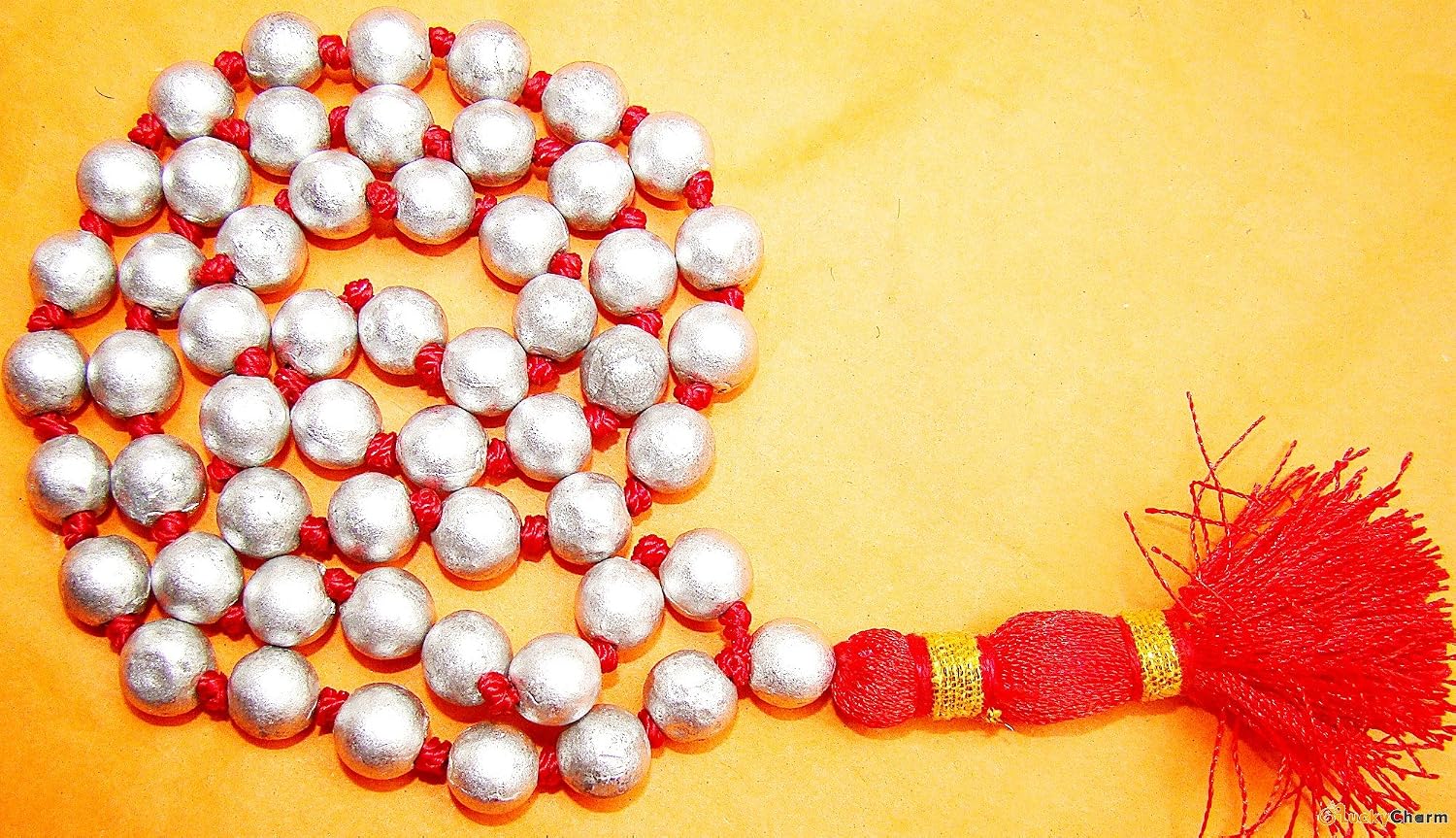 Energized Parad Mala/Paras Rosary/Parad Gutika/Mercury Beads Mala 6mm ...