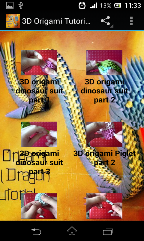 3D Origami Tutorials Crafts 2 - App on Amazon Appstore