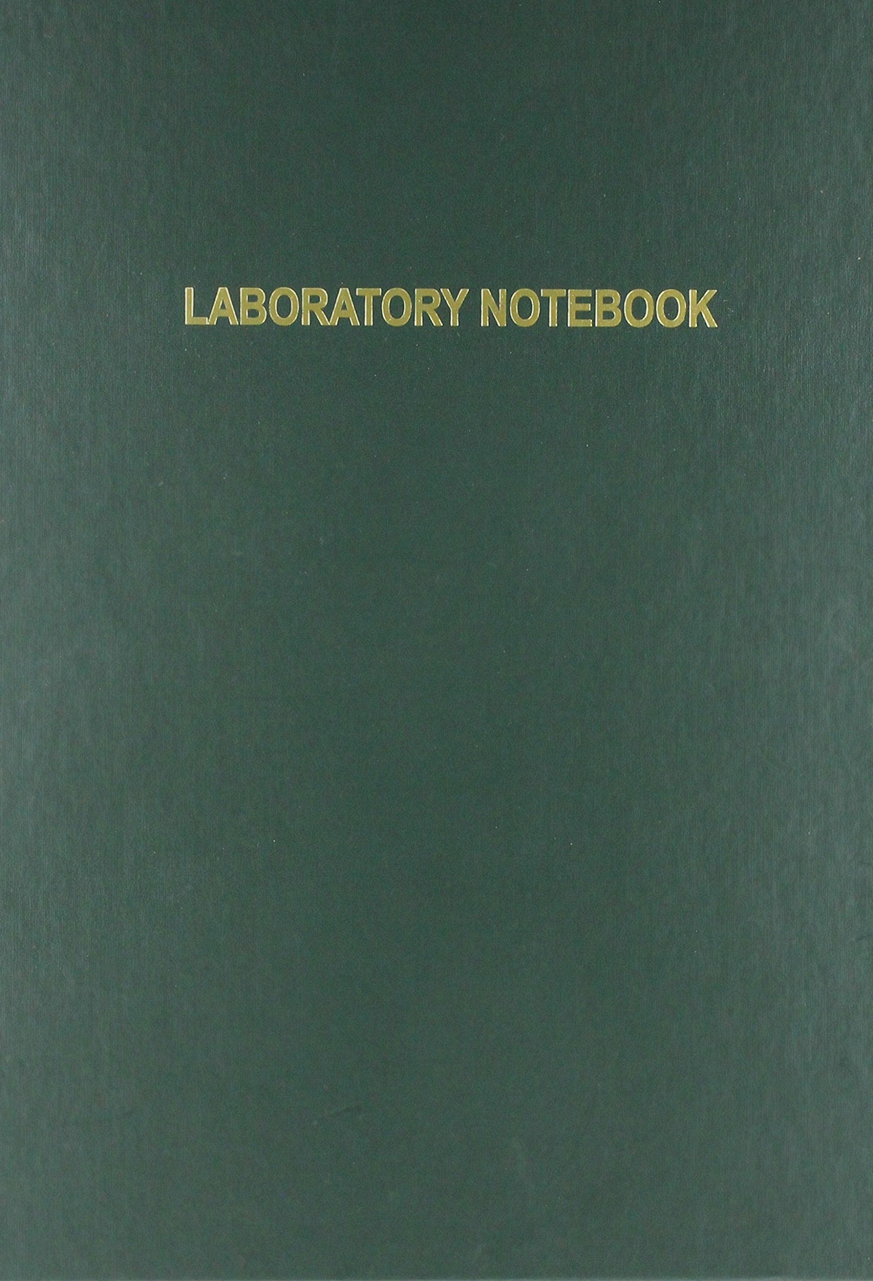 BookFactory Green Lab Notebook/Laboratory Notebook - 96 Pages (.25 ...