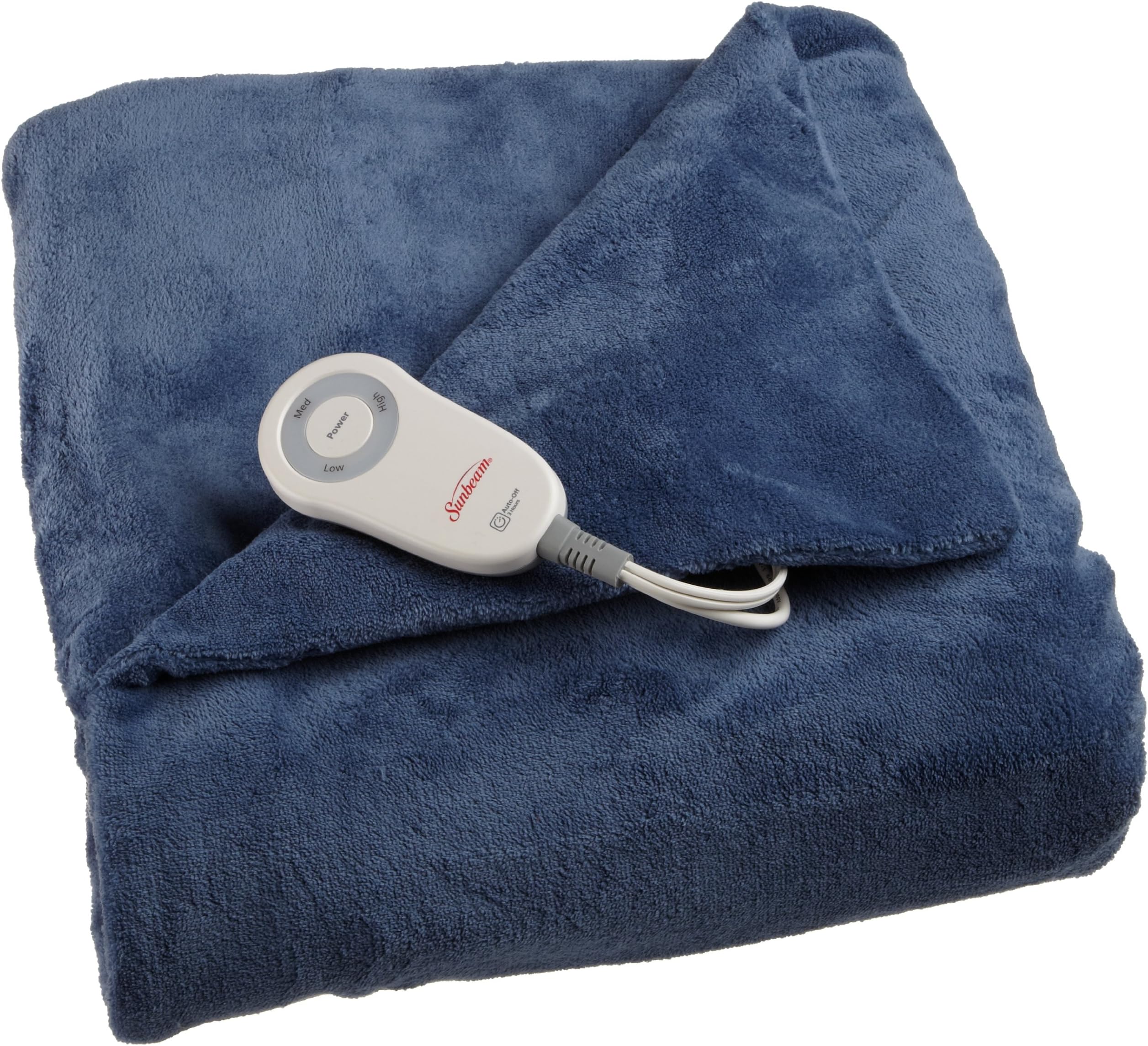Amazon.com: Sunbeam Microplush Heated Throw, Lagoon, TSM8US-R596-32A00 ...