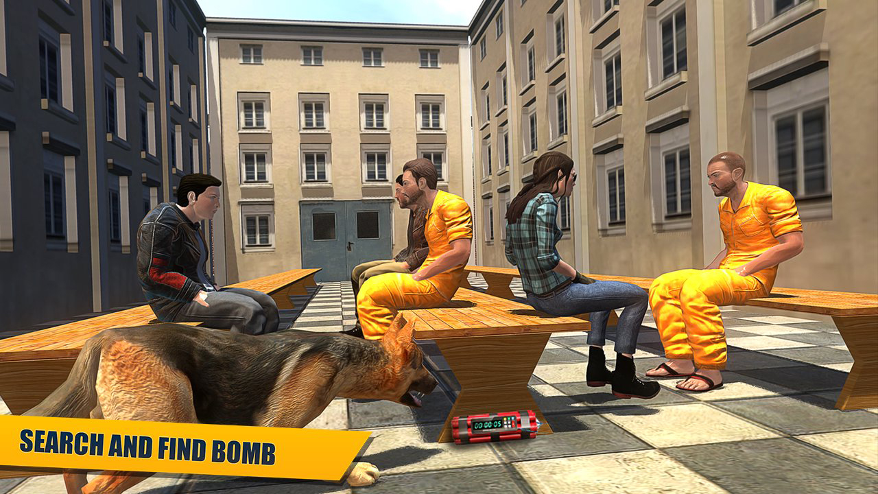 Prison Escape Police Dog Chase Gangsters Escape Survival 3D: Prisoner ...