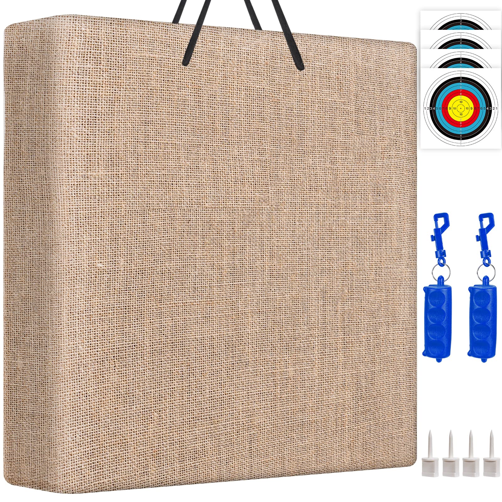 Aimdor Archery Target Heavy Duty Target 20”Solid Straw Target Laminated ...