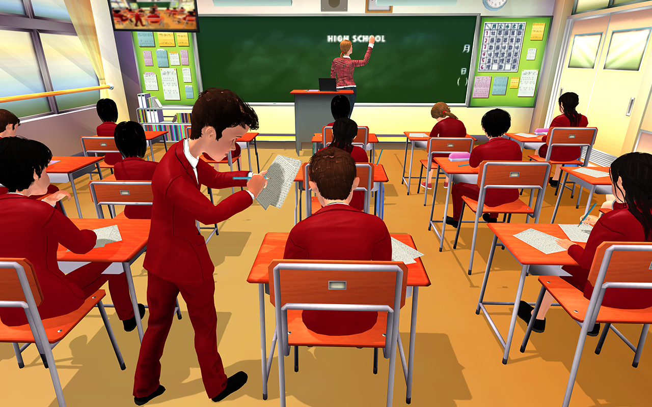 High School Cheating Boy, City School Simulator Game 3D - App on Amazon ...