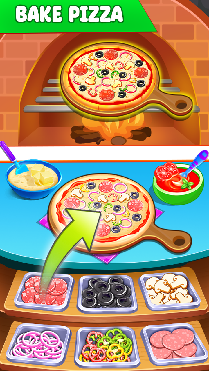 Pizza Maker Cooking Fun Adventure Game - Fast Food Shop Game Free For ...