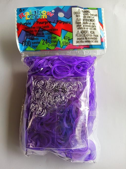Amazon.com: Rainbow Loom Jelly Bands-Purple : Toys & Games