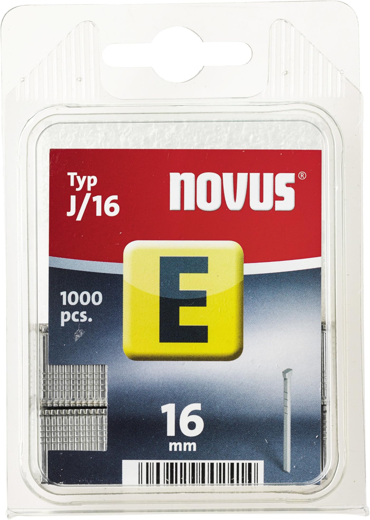 NOVUS TOOLS Flachdrahtklammern 10 mm für Hammertacker, 600 Tacker ...