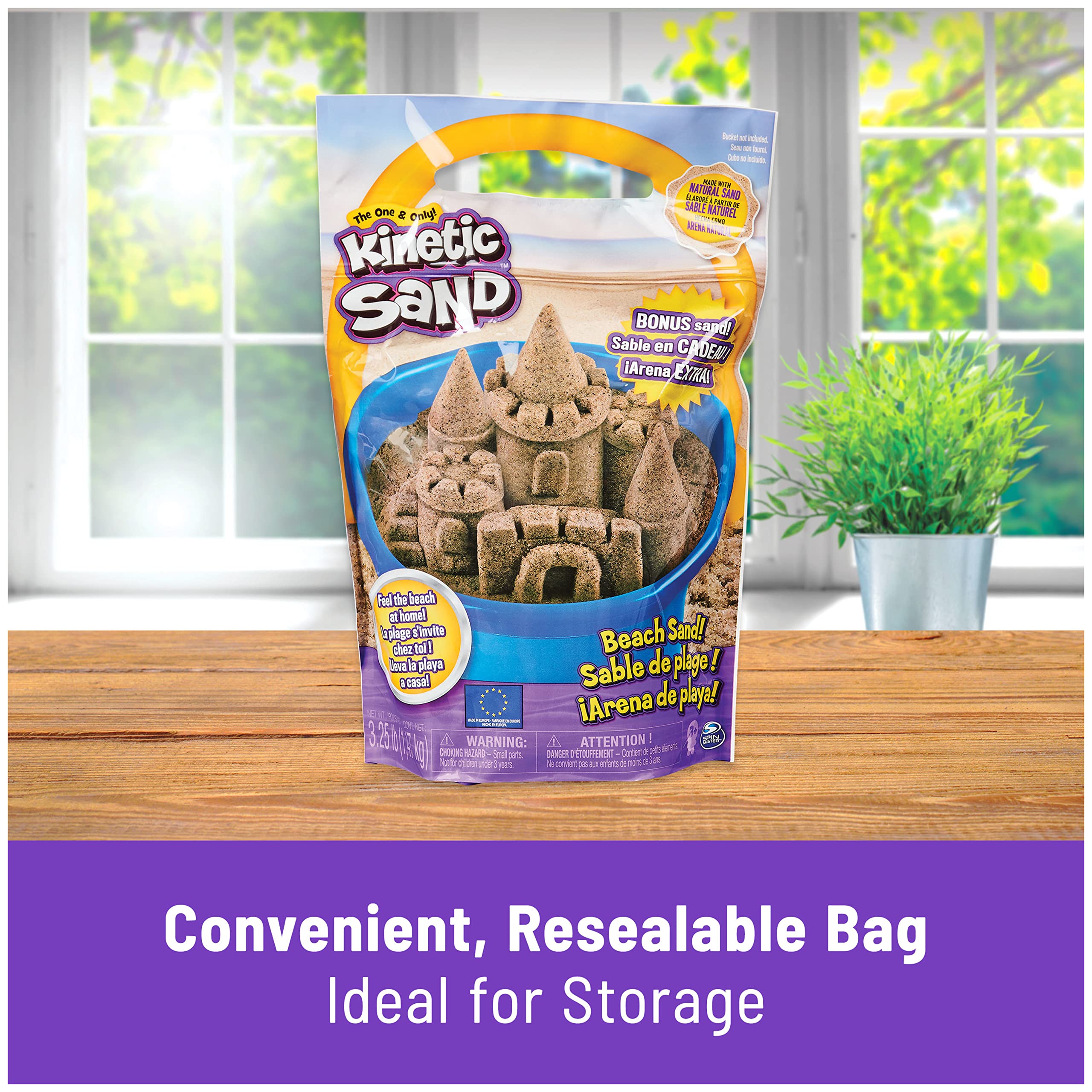 Snapklik.com : The Original Moldable Play Sand, 3.25lbs Beach Sand ...