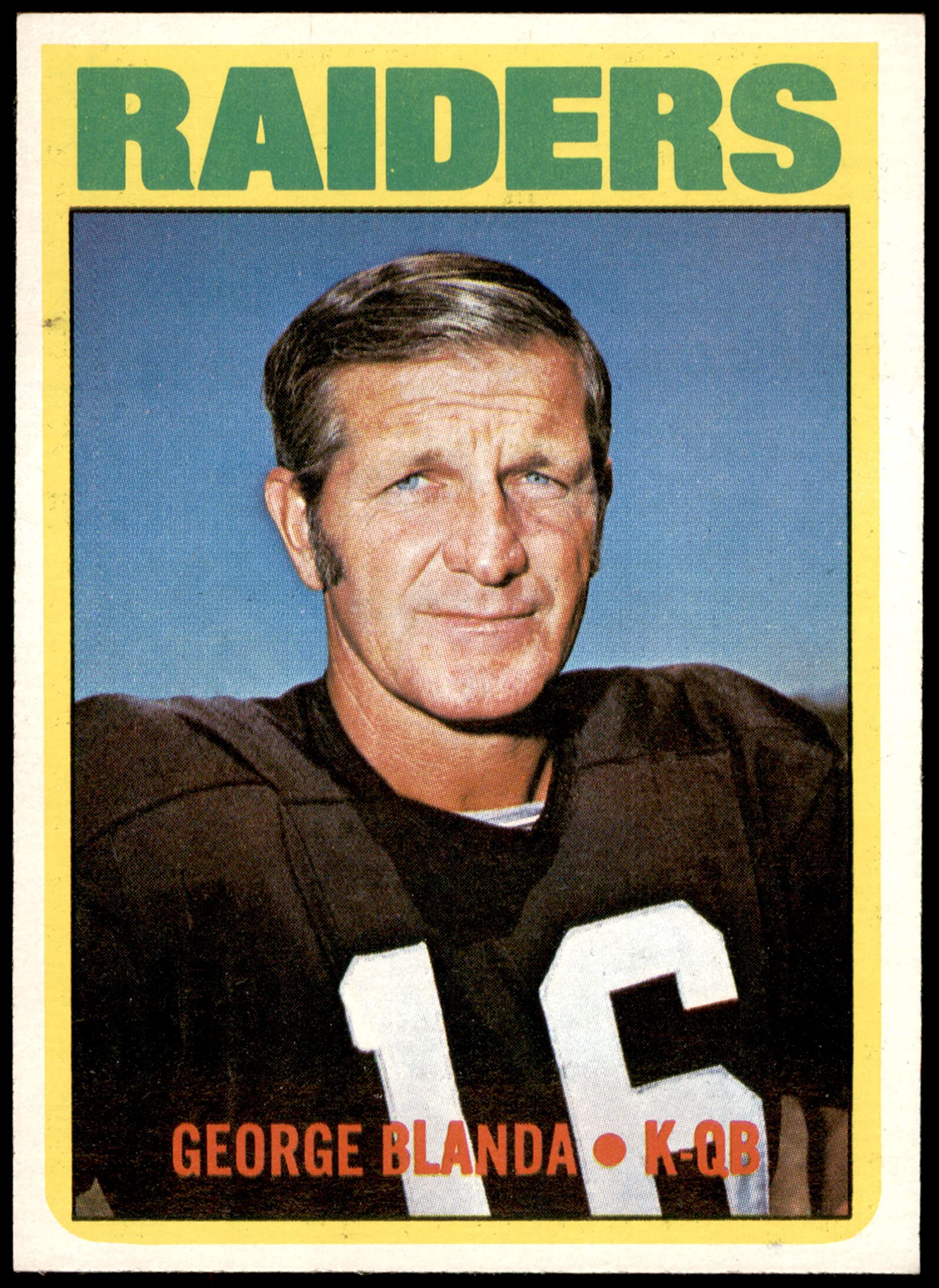 George Blanda Raiders
