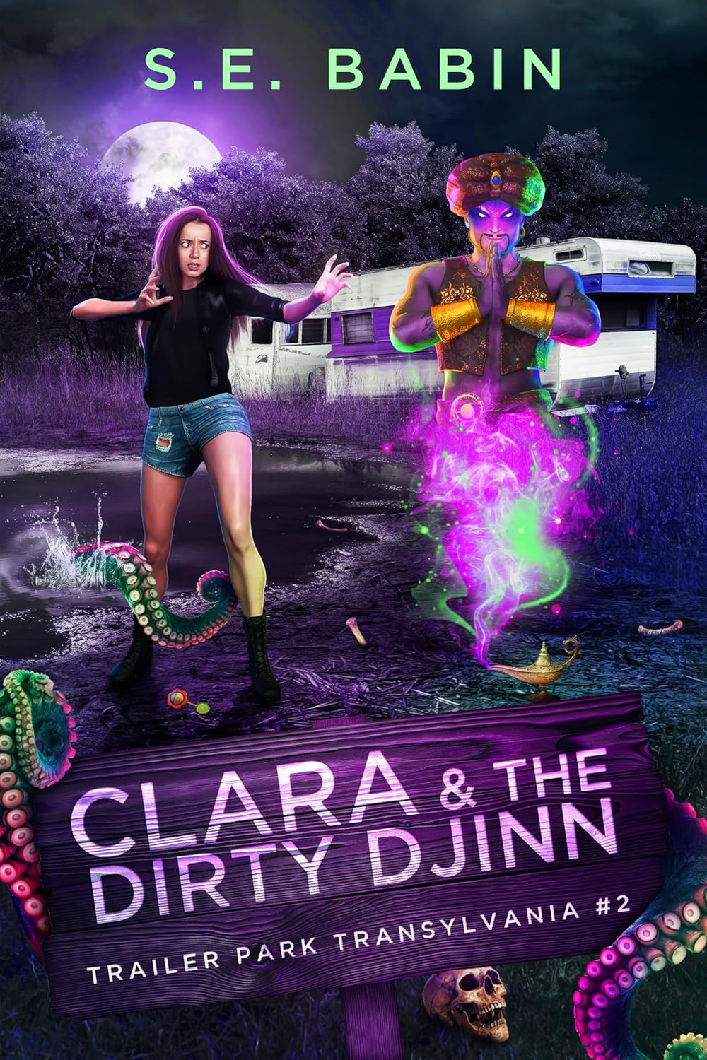 Amazon.com: Clara & the Dirty Djinn (Trailer Park Transylvania Book 2) eBook : Babin, S.E ...