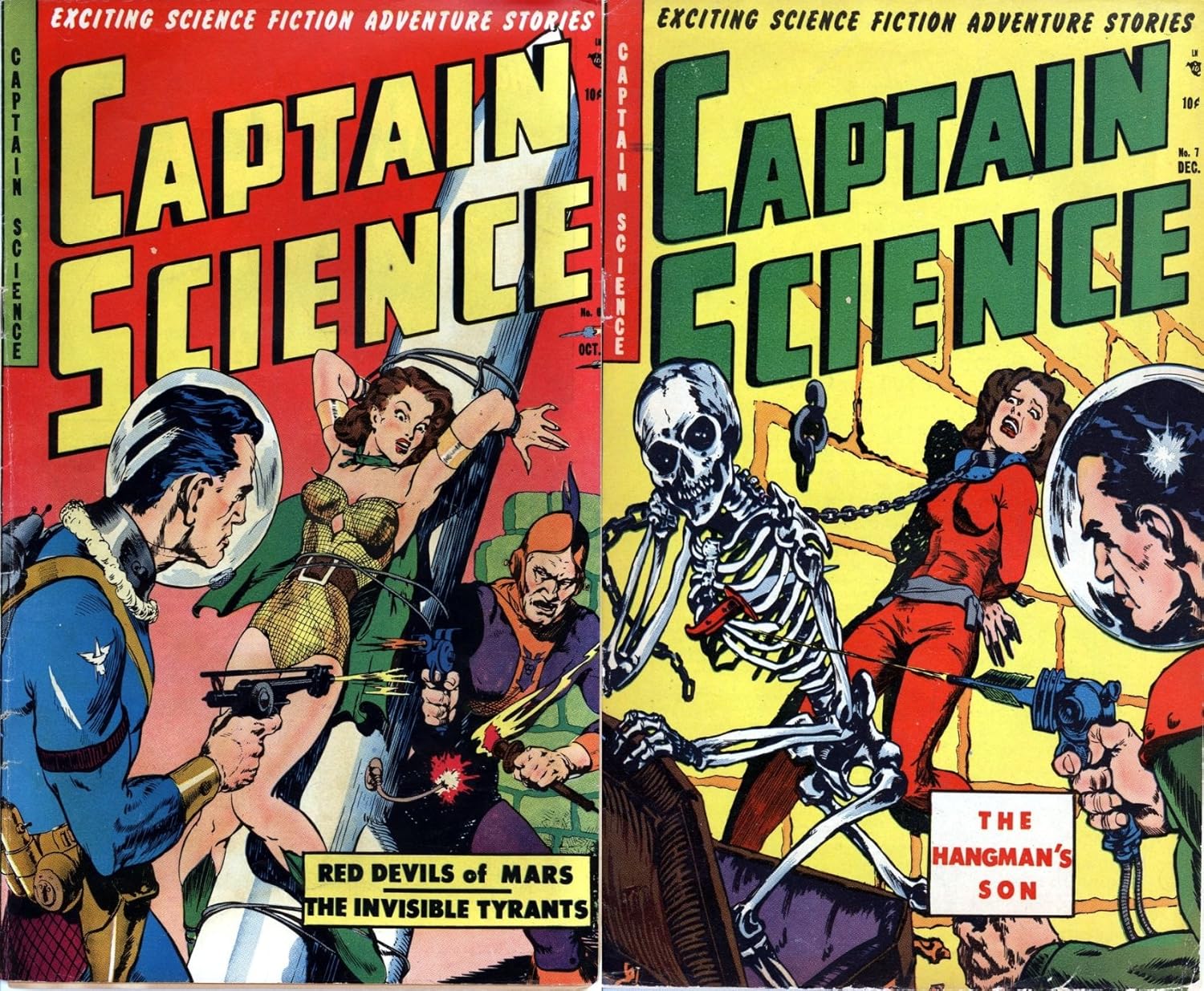 Amazon.co.jp: Captain Science. Issues 6 and 7. Exciting science fiction ...
