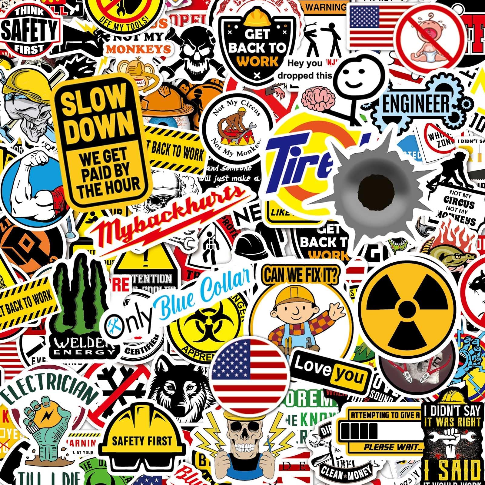 Amazon.com - Rodbusters 19 pcs Sticker Pack Laminated Vinyl Waterproof ...