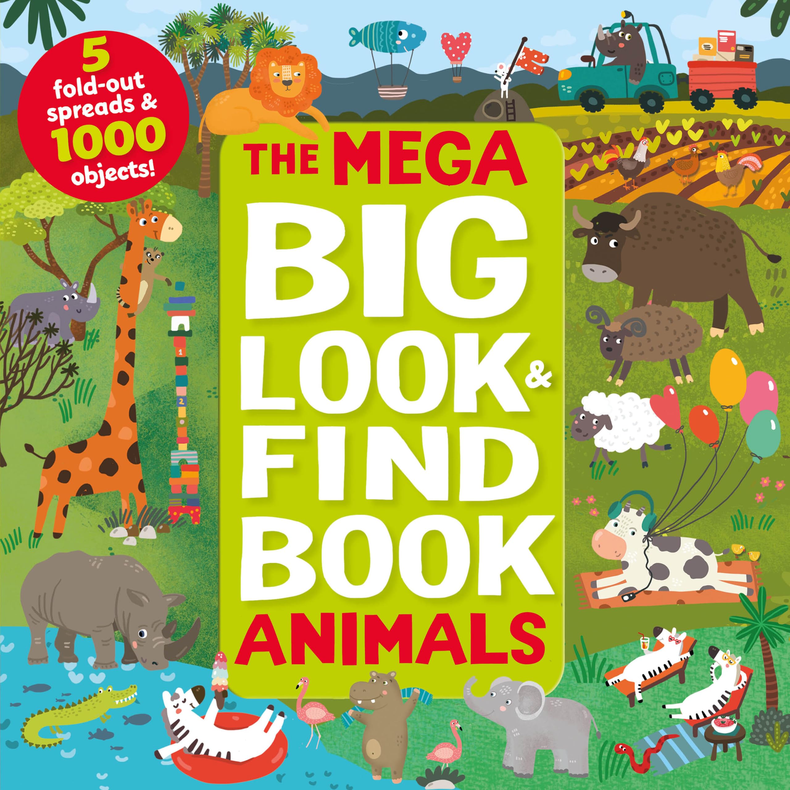 Mega Big Look and Find Animals (Look & Find): Clever Publishing ...