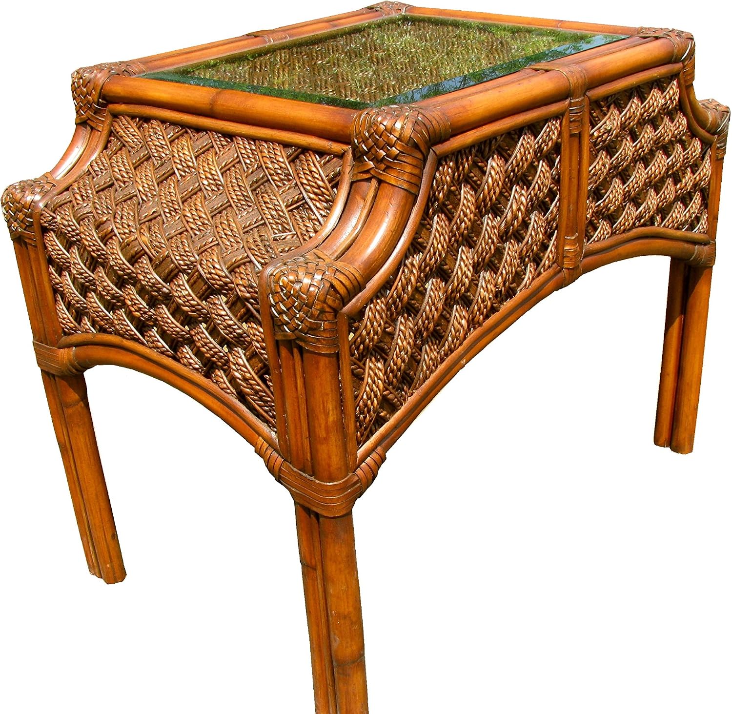 Amazon.com: Spice Islands Mauna Loa End Table, Brown Wash : Home & Kitchen