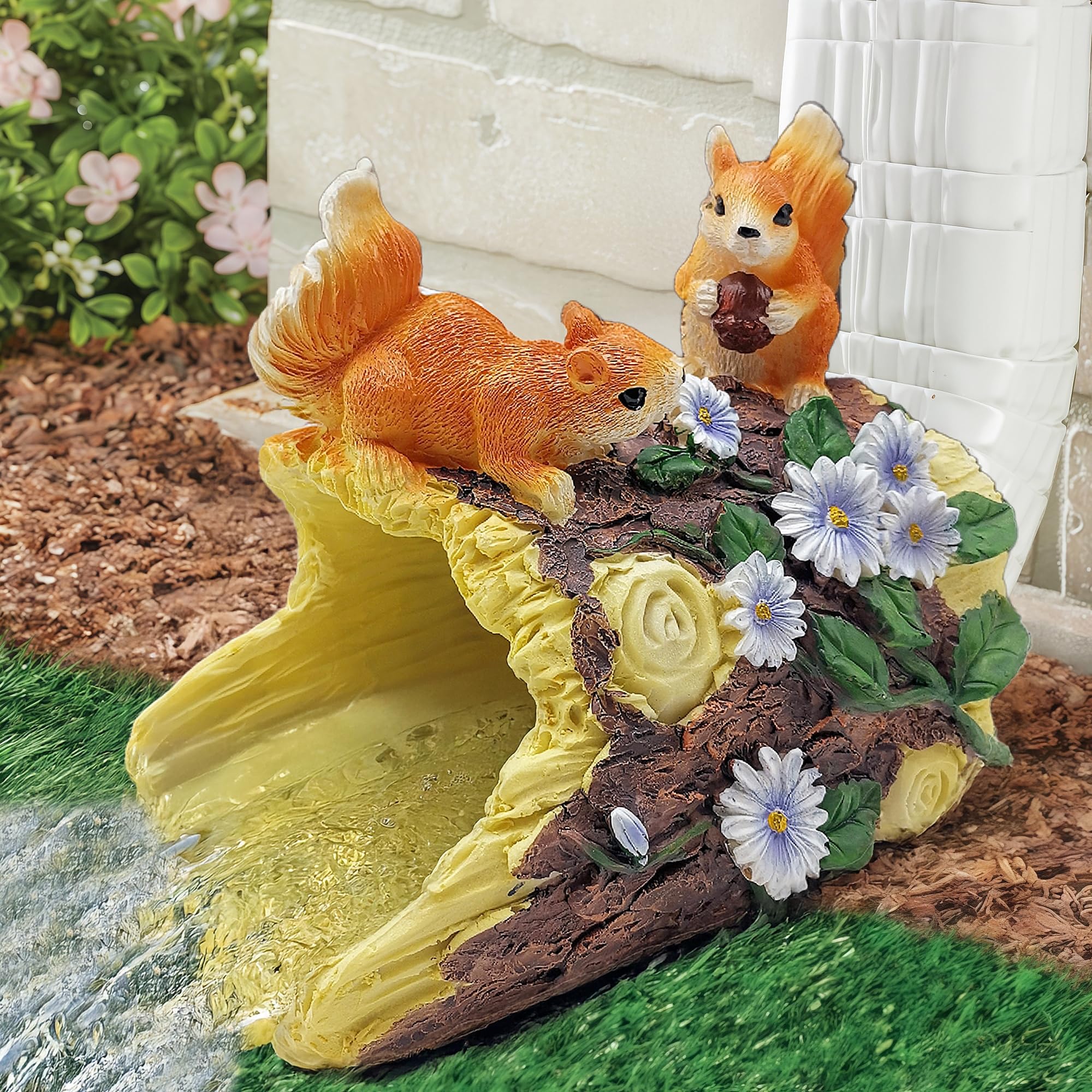 Snapklik.com : Squirrel Gutter Downspout Extender Statue, Garden Animal ...