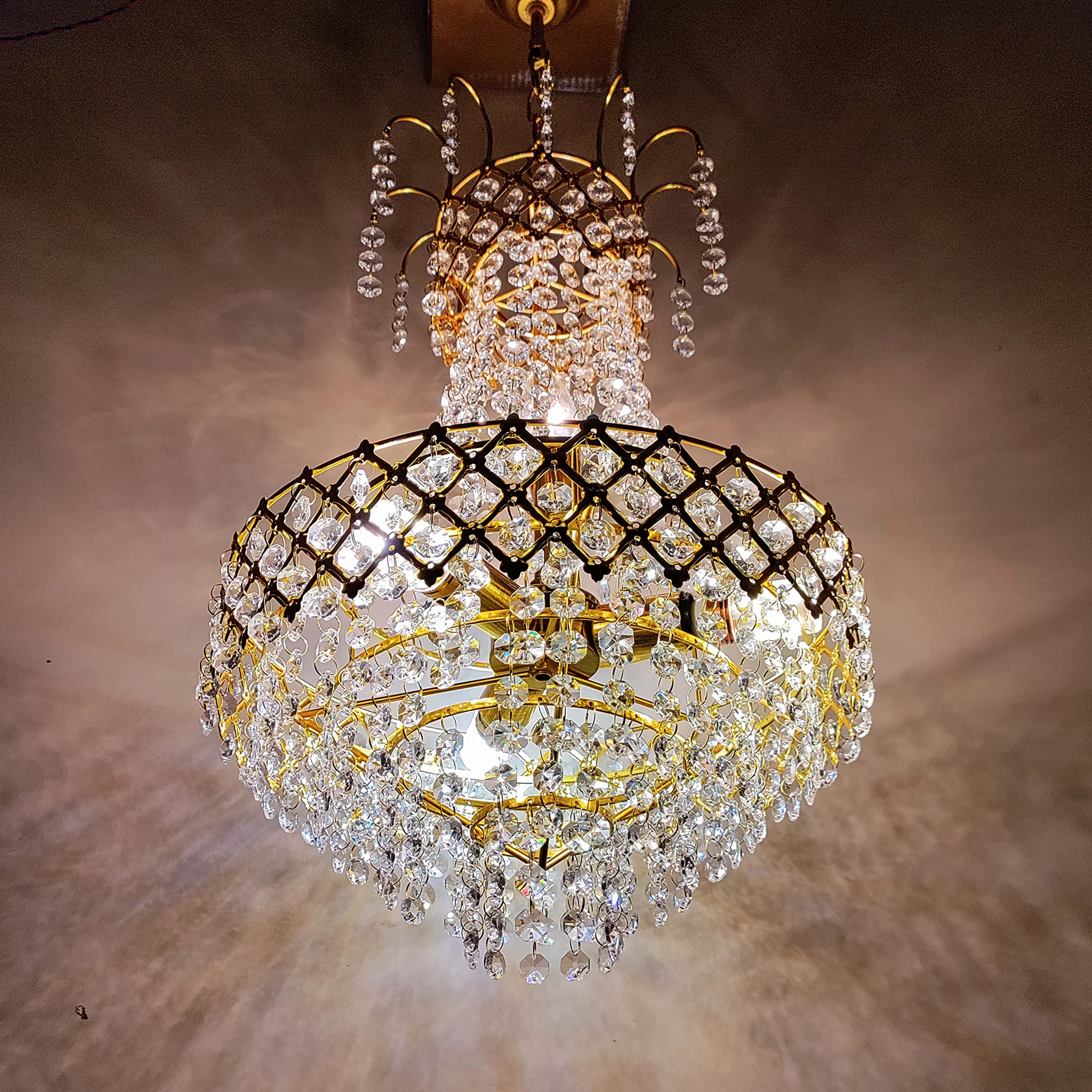 Buy Decorativehut Crystal Chandelier for Decoration | Jhumar for Home ...