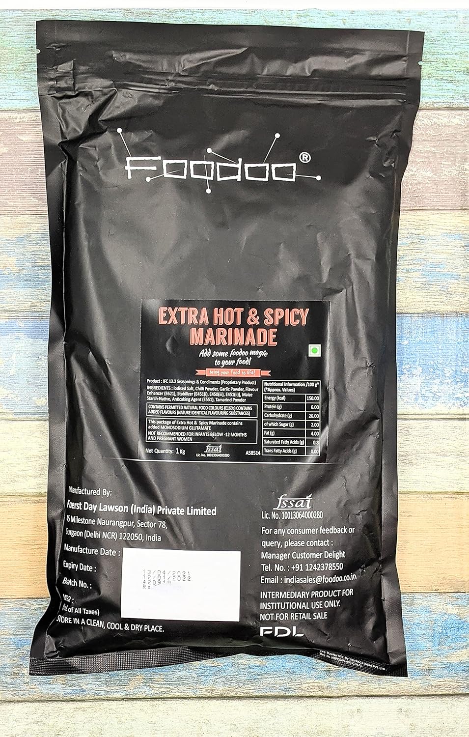 La Aromatic Foodoo Extra Hot And Spicy Marinade-1000gm/Marination ...