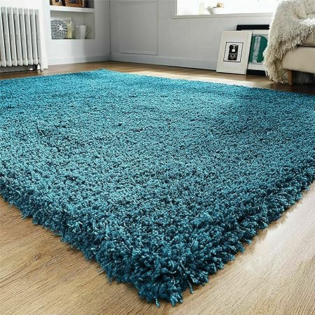 PRIME PLUS EXTRA THICK HEAVY 5CM PILE SOFT SHAGGY RUGS MODERN AREA RUGS ...