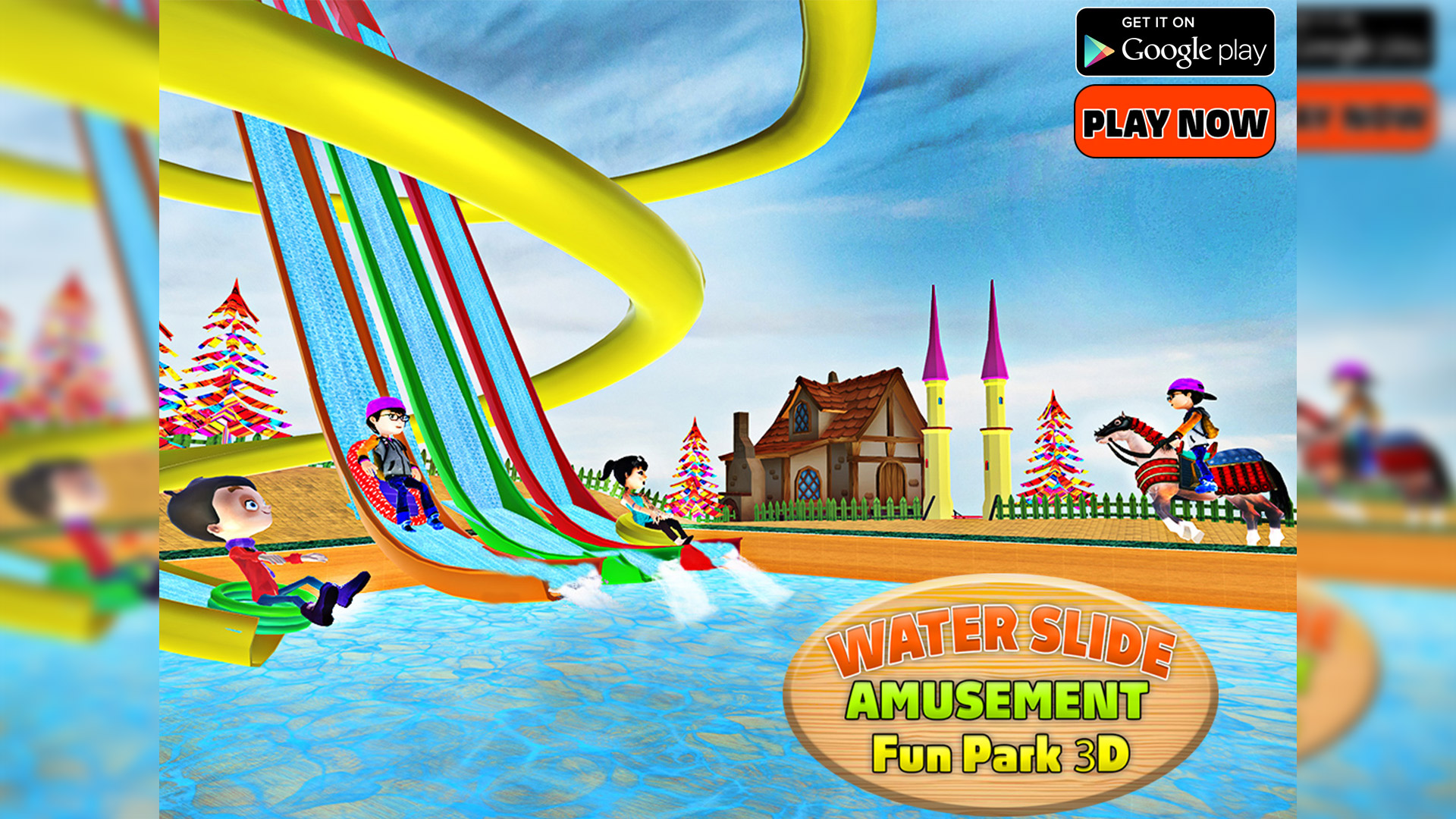 Water Slide Amusement Fun Park 3D - App on Amazon Appstore