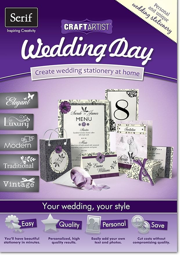 Amazon.com: Serif CraftArtist Wedding Day