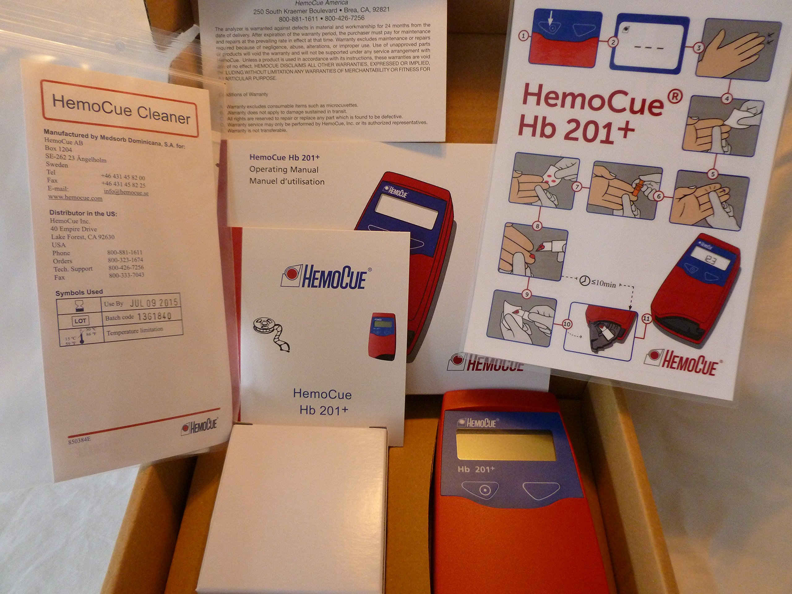 Hemocue Hb 201 Hemoglobin Analyzer W/ Boxes Of 200 Ct, 57% OFF