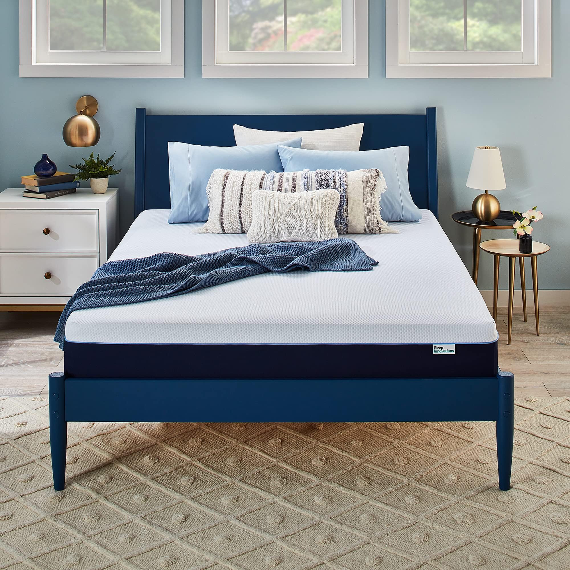 Amazon.com: Sleep Innovations Marley 12 Inch Cooling Gel Memory Foam ...
