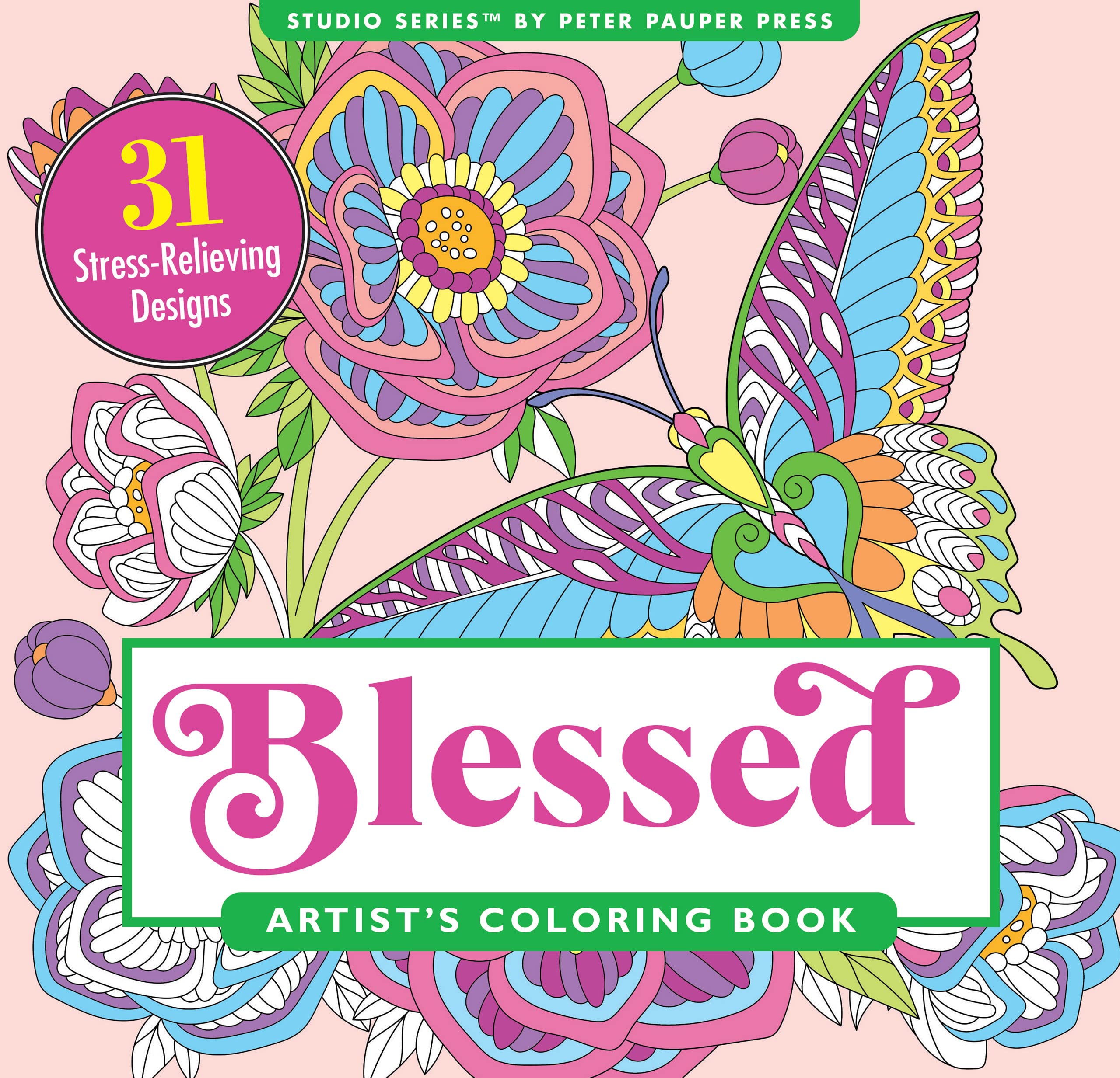 Snapklik.com : Blessed Adult Coloring Book