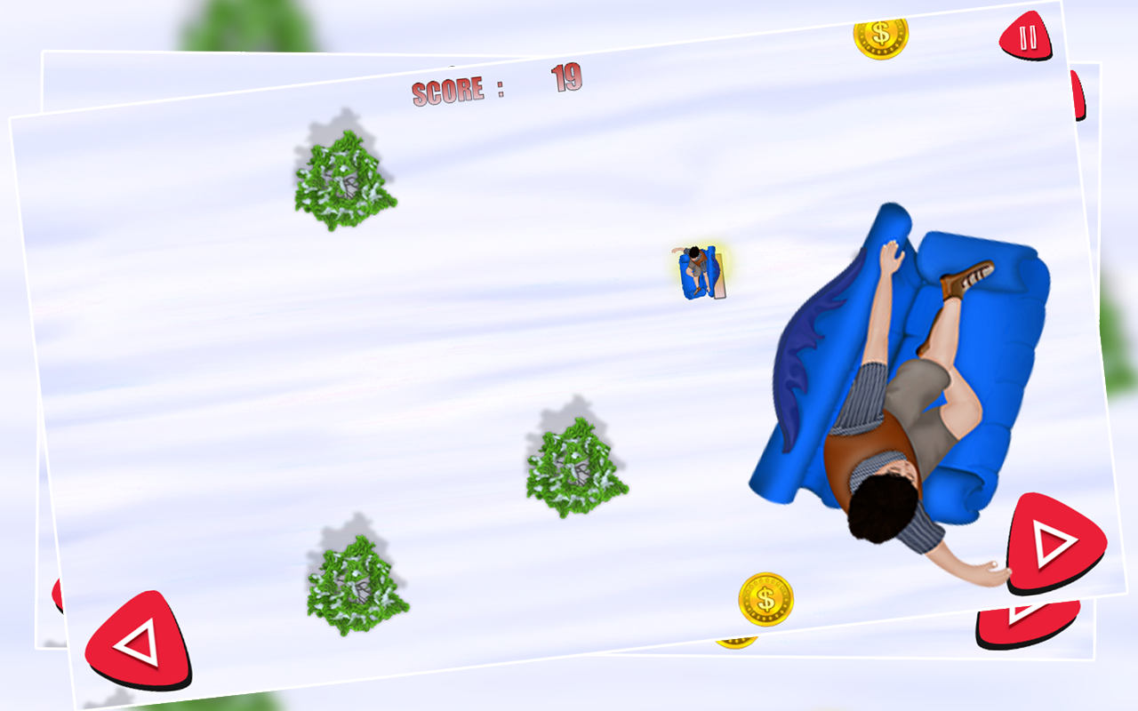 Downhill Snow Couch : The Crazy Furniture Top Fun Mountain Race - Free ...