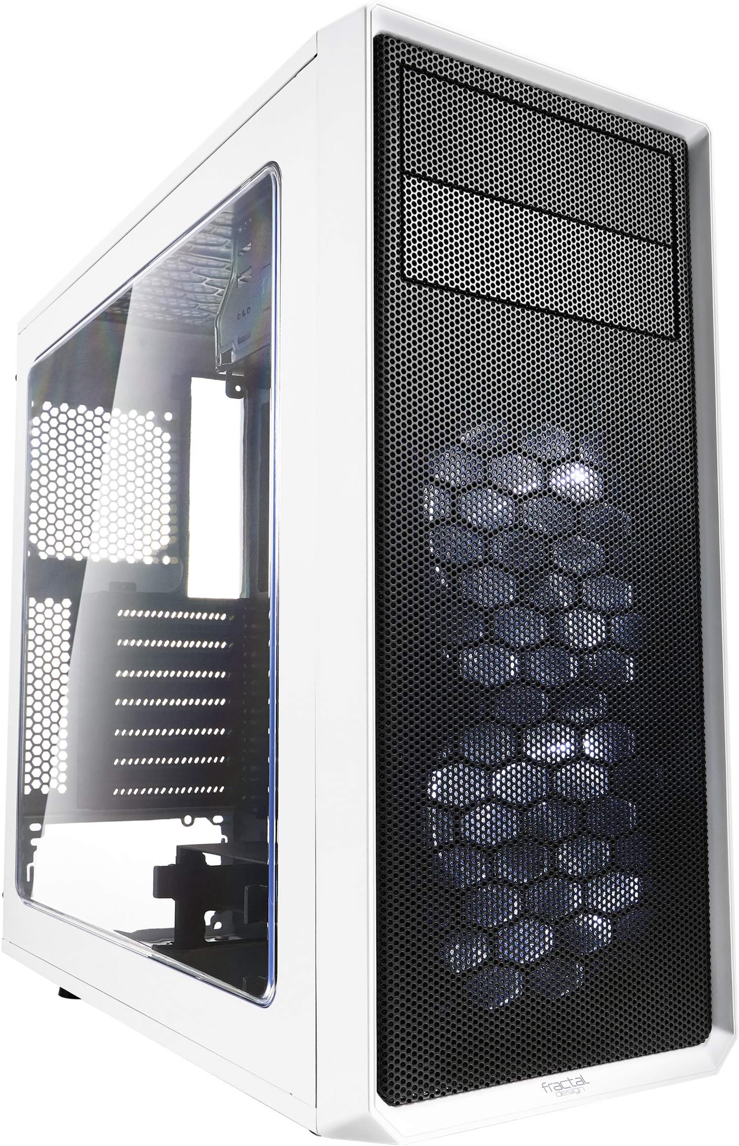 Fractal Design FD-CA-Focus-WT-W ATX Mid Tower Computer Case : Amazon ...