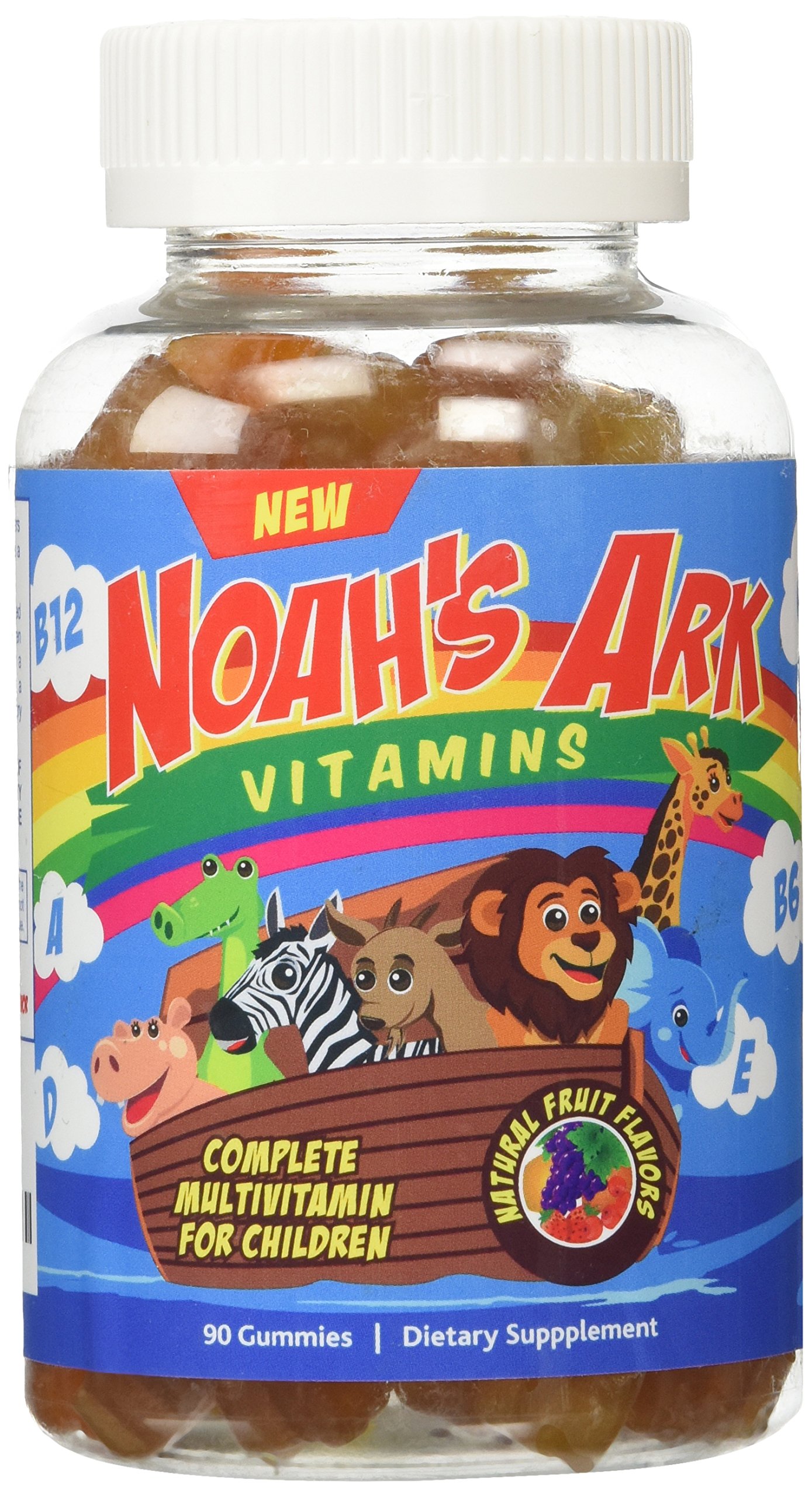 Noahs Ark Childrens Multivitamin Chewable Gummy Vitamins For Kids Plus ...