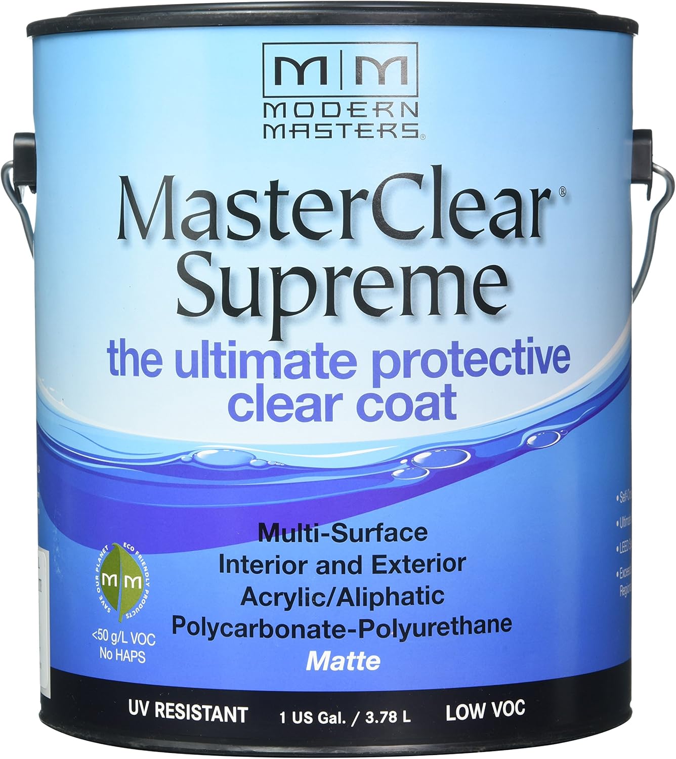 1 gal Modern Masters MCS901 Clear MasterClear Supreme Protective Clear ...