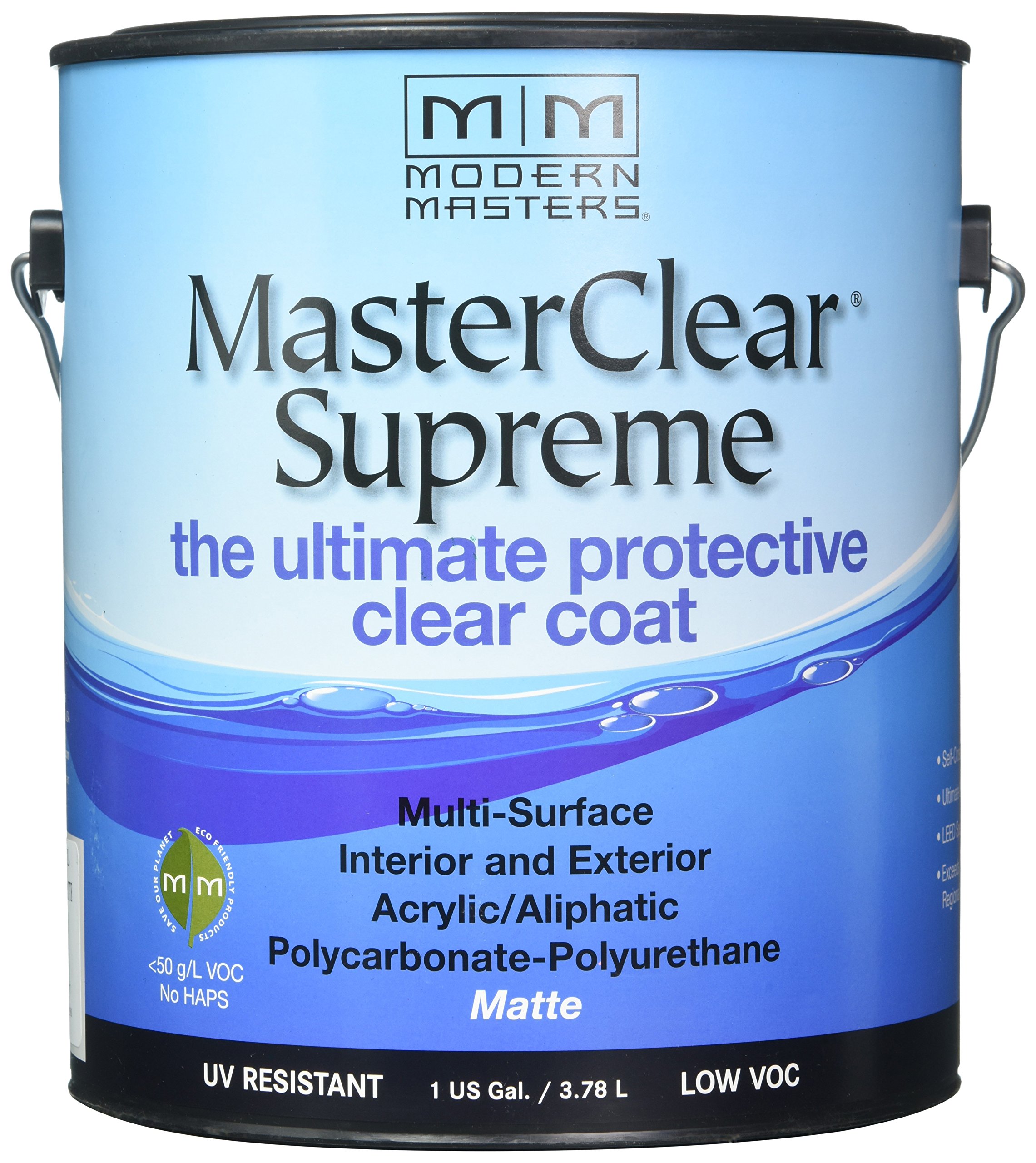 1 gal Modern Masters MCS901 Clear MasterClear Supreme Protective Clear ...