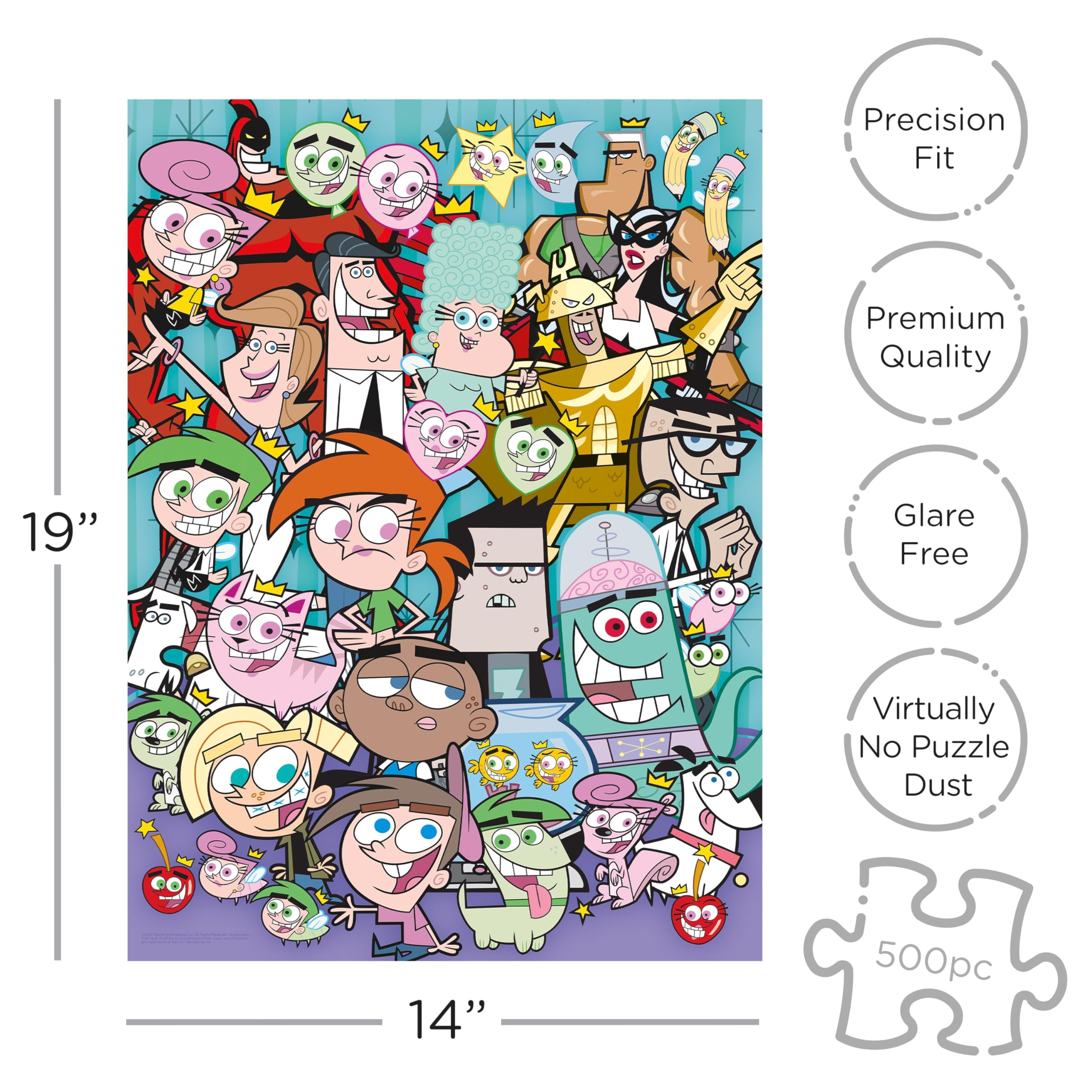 Odd Pieces Puzzle Nickelodeon 90s 1000-Piece Puzzle - Officially ...