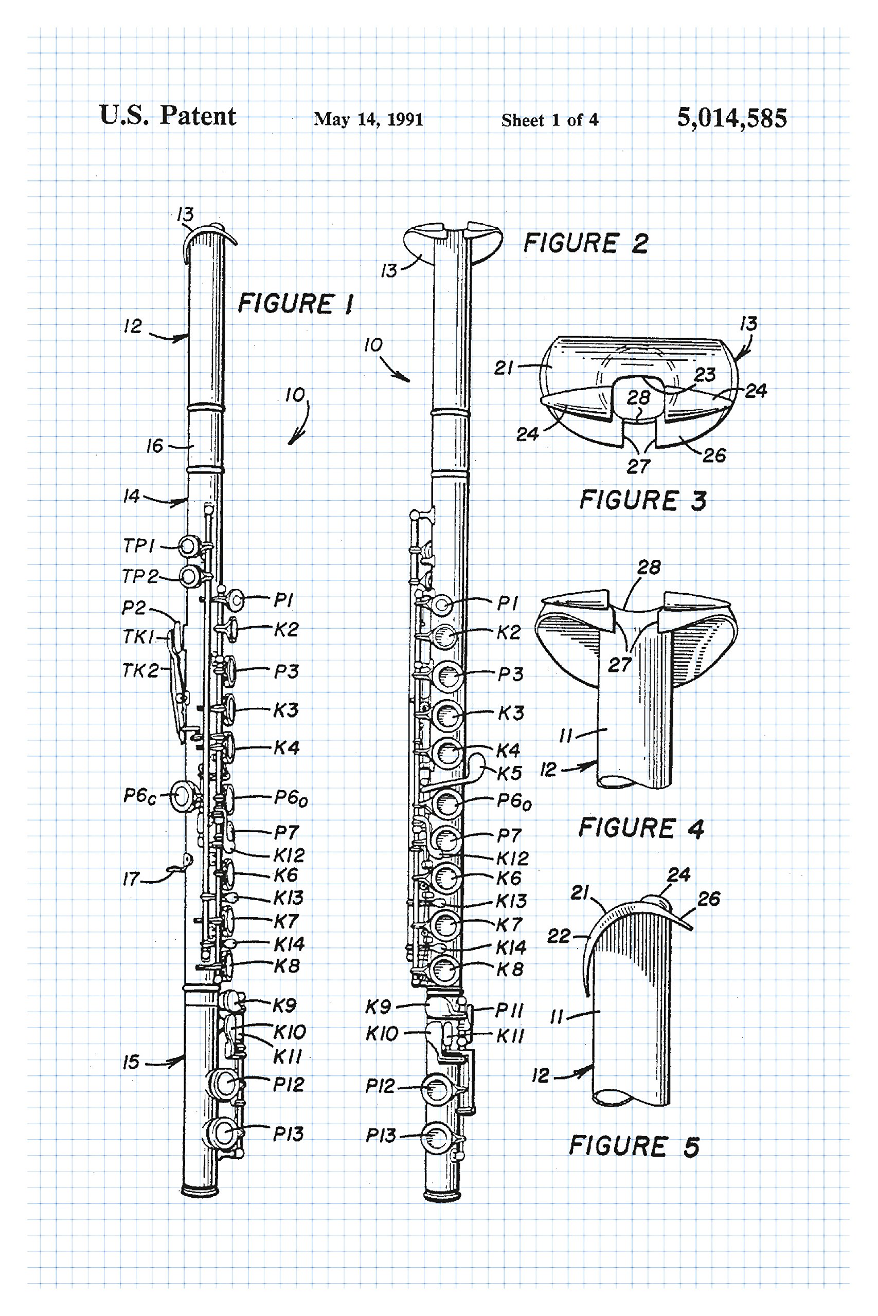 Flute Parts Diagram