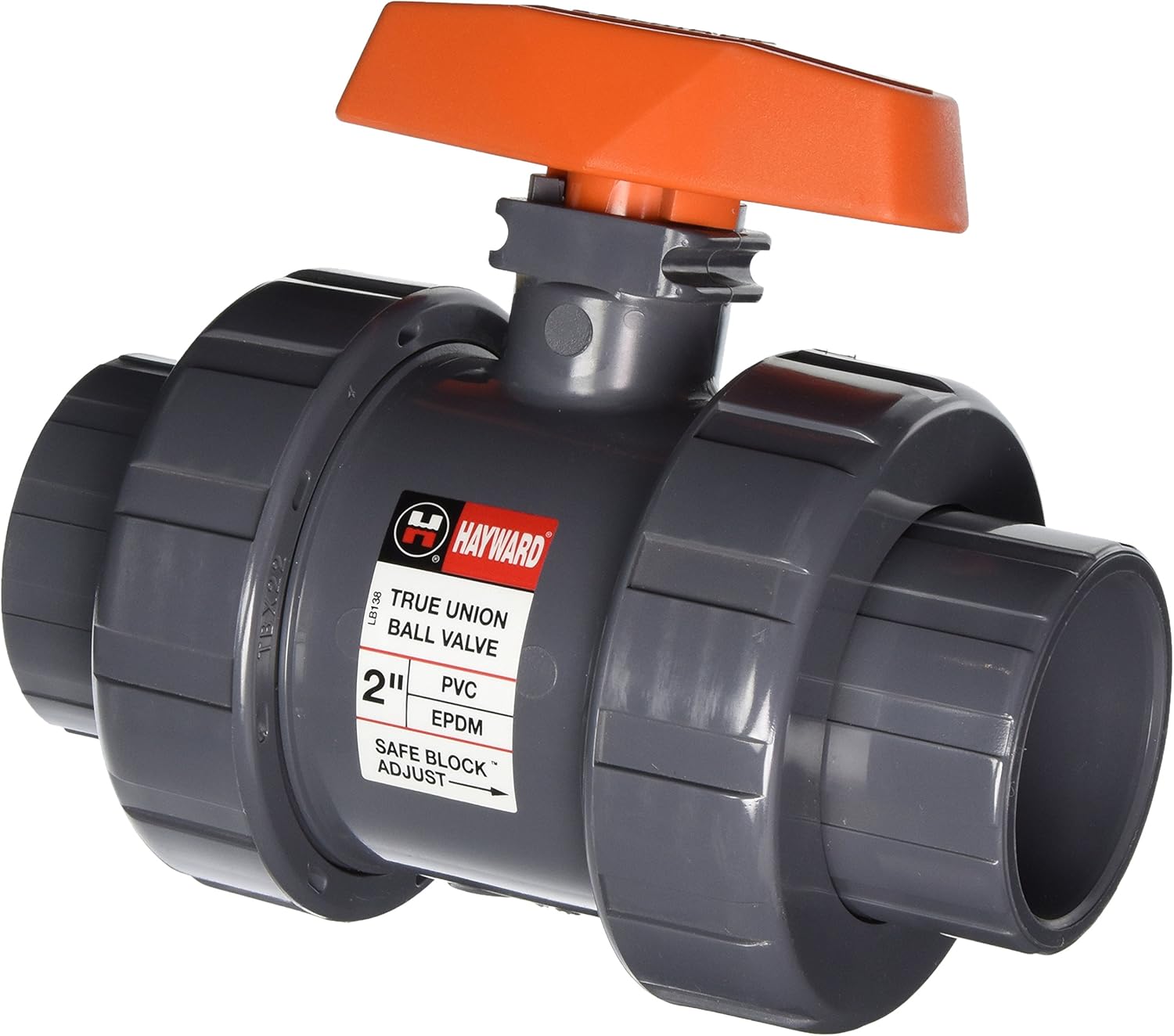 Amazon.com: Hayward TB1200STE 2-Inch PVC TB Series Ball Valve with EPDM ...