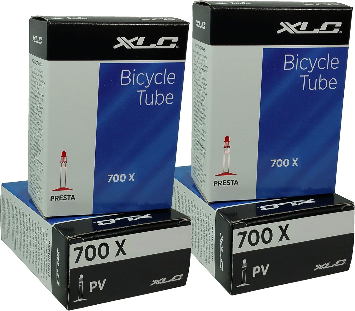 Amazon.com : Street Fit 360 4 Pack Saver - XLC Tubes, 700 x 18-23c (27 ...