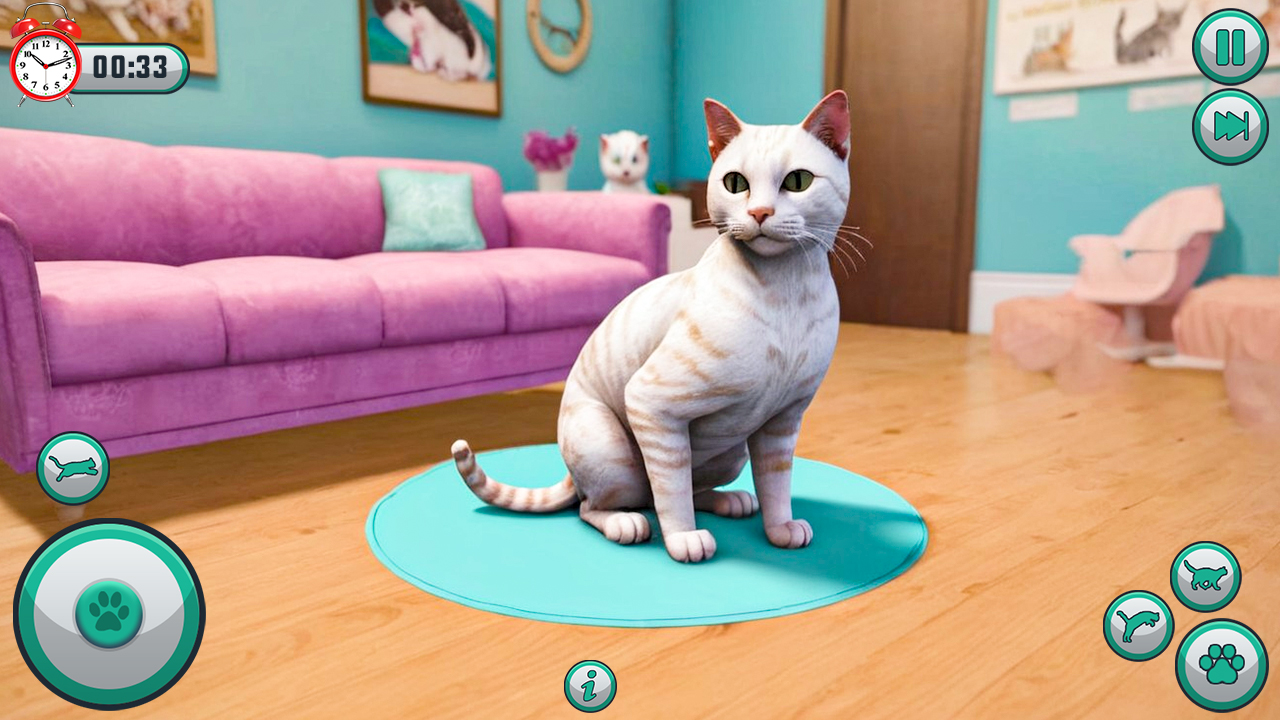 My Pregnant Cat Simulator Virtual Kitten Games: Ultimate Cute Pregnant ...