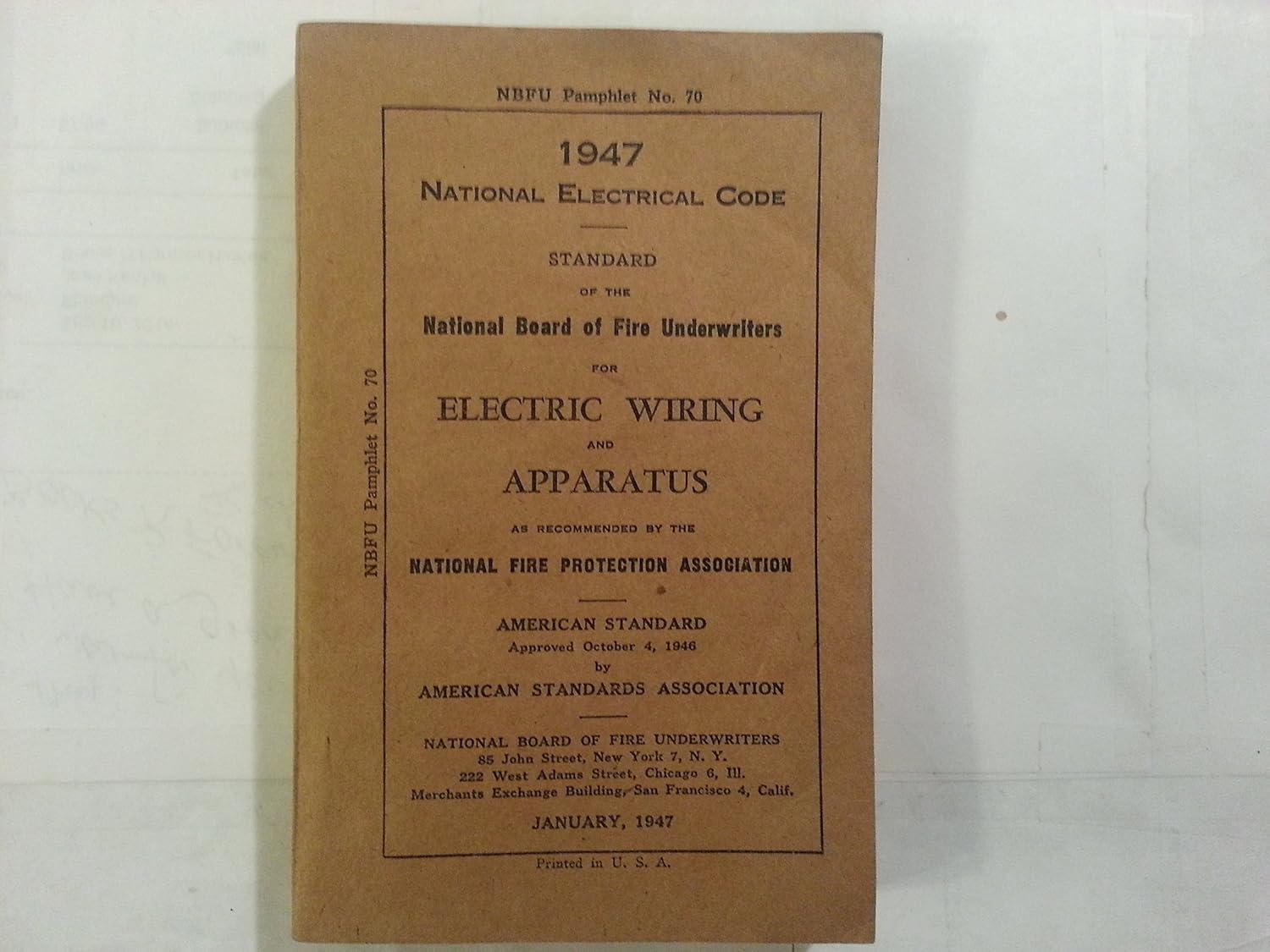 1947 National Electrical Code: Amazon.com: Books