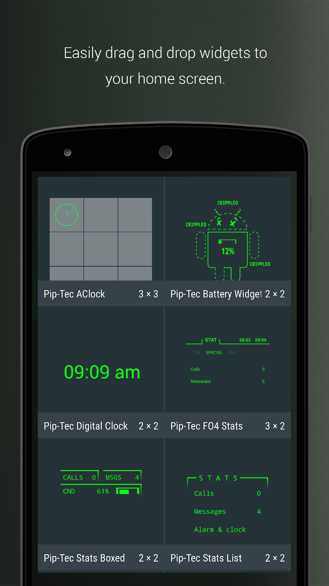 PipTec Green - Icons Widgets & Live Wallpaper:Amazon.de:Appstore for Android