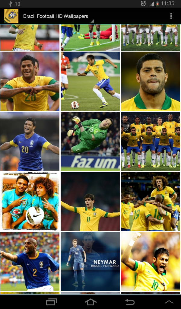 Brazil Football Team HD Wallpapers - App on Amazon Appstore