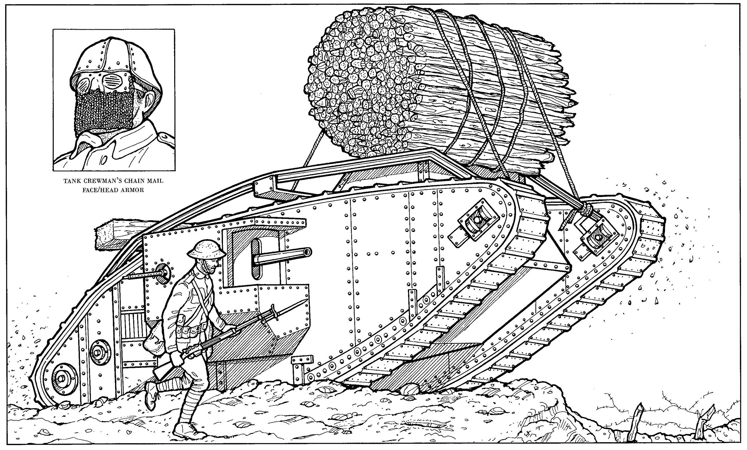 Panzer Tanks Coloring Pages