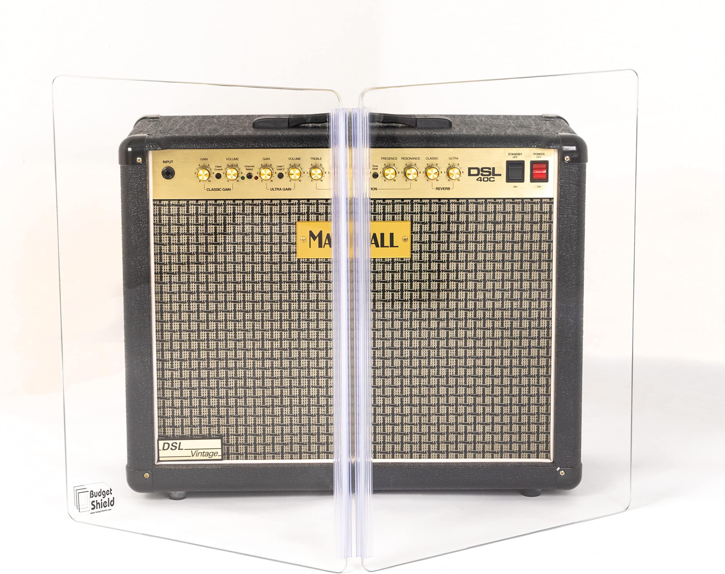 Amazon.com: Budget Shield 2 ft tall, 3 panel guitar amp shield screen ...