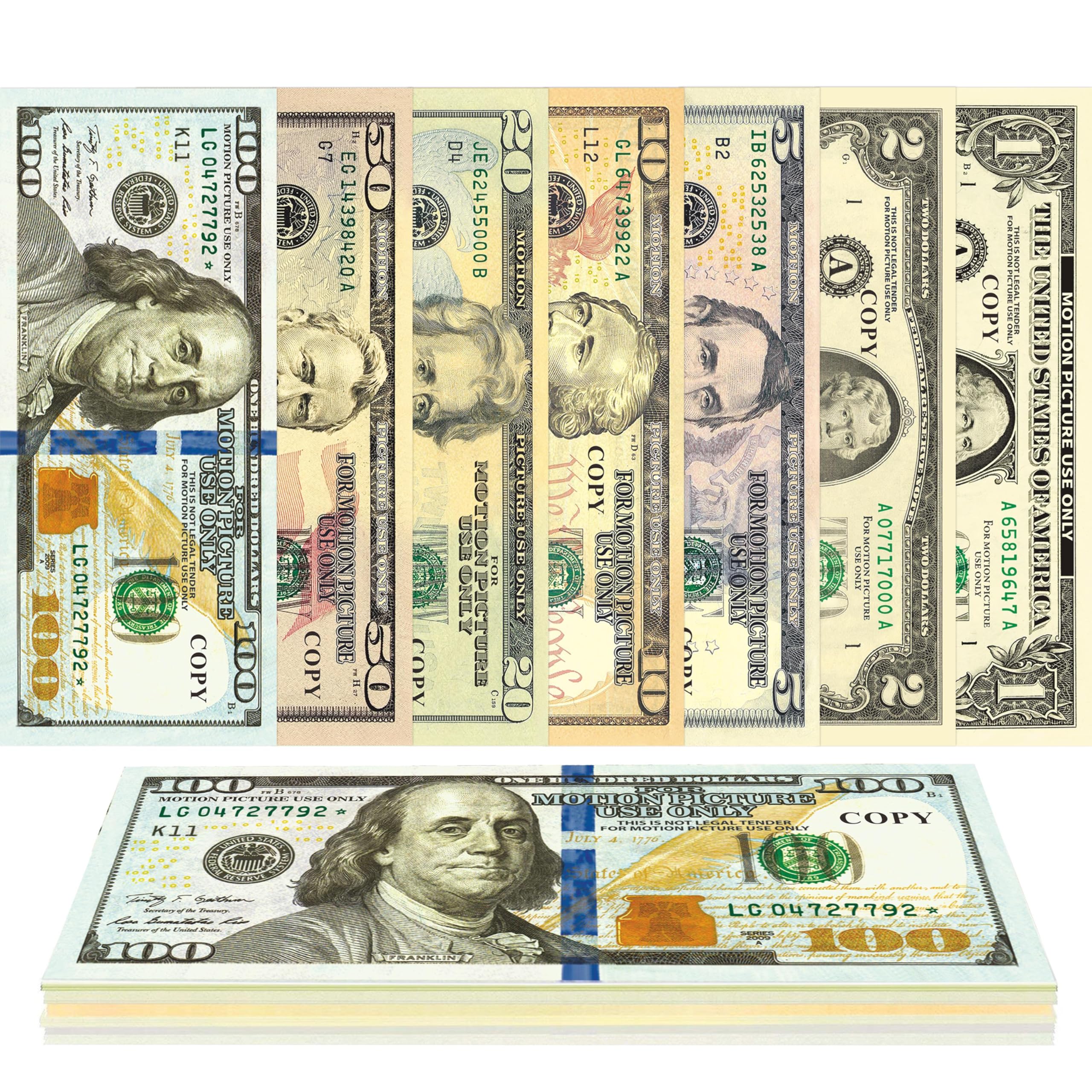 Snapklik.com : Alagoo 140 PCS Fake Money For Kids Pretend Play - Play ...