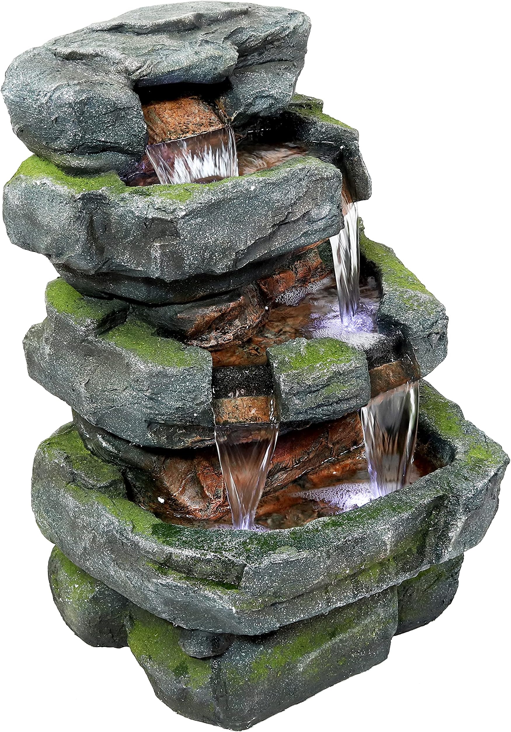 Amazon.com: Northlight LED Lighted Woodland Grotto with Stones Spring ...