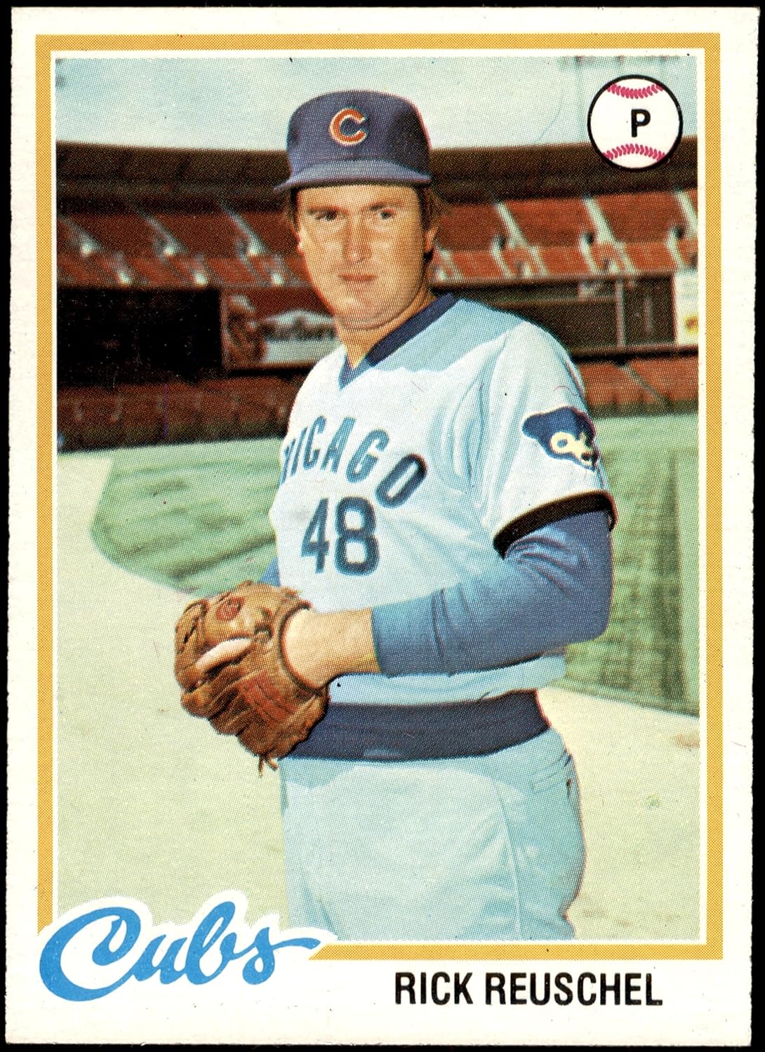 Amazon.com: 1978 Topps # 50 Rick Reuschel Chicago Cubs (Baseball Card ...