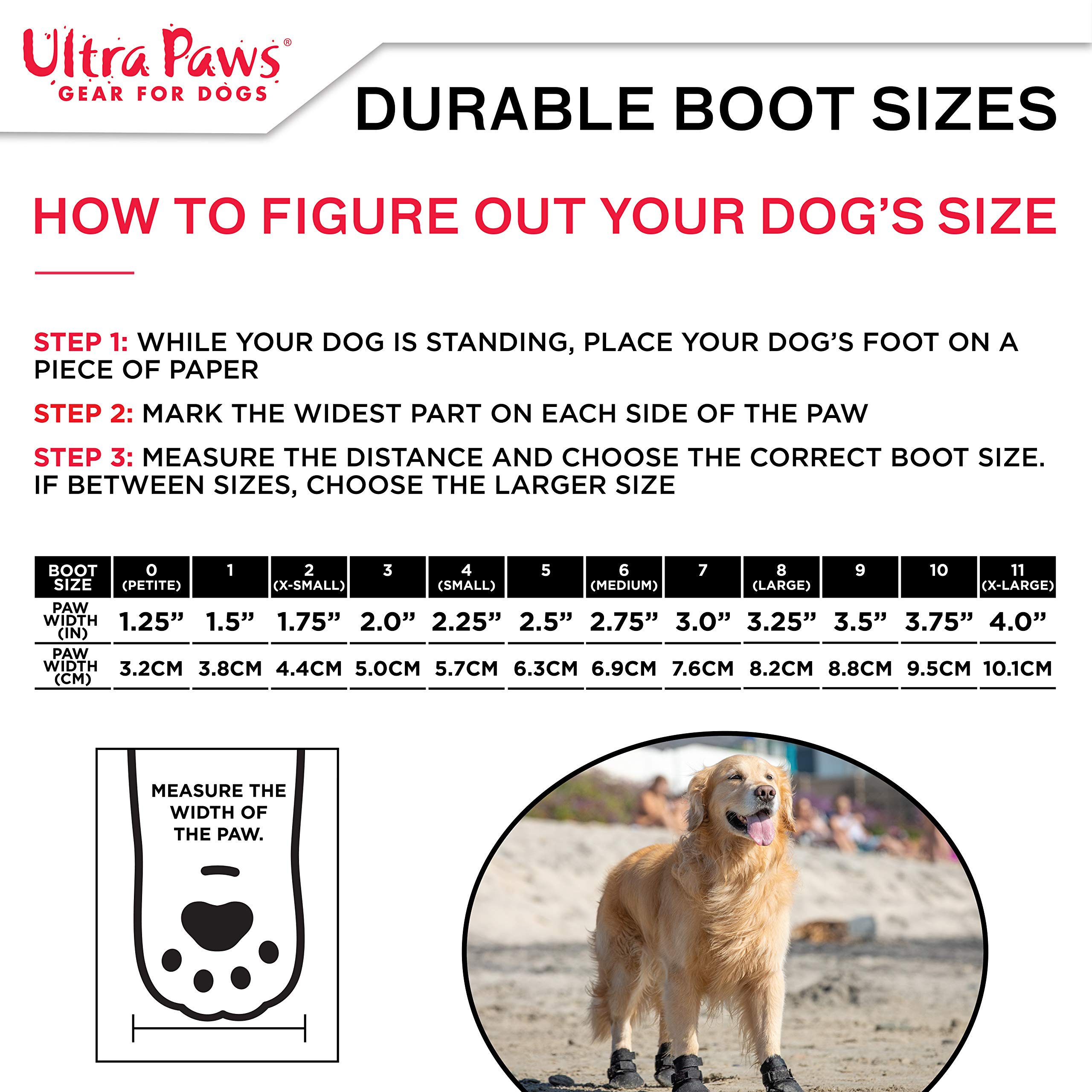 Snapklik.com : Ultra Paws Durable Dog Paw ProtectorDog BootsDog ...