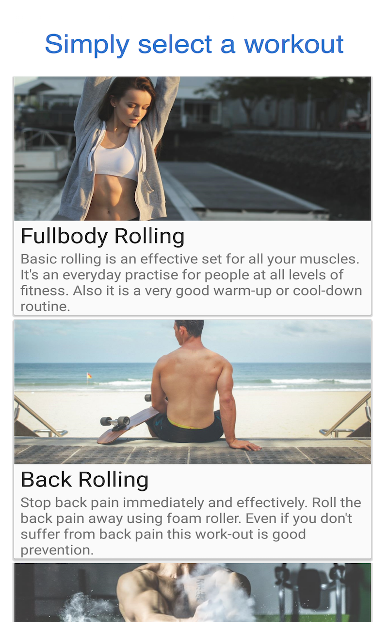 Foam Roller Coach - App on Amazon Appstore